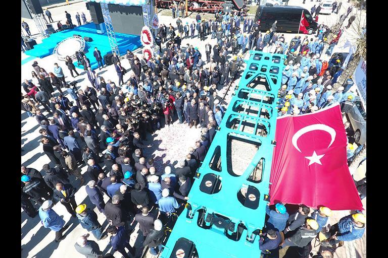 Turkish national wagon rolled out | News | Railway Gazette International